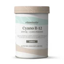 Vitamin B12 2000mcg - Natural cyanocobalamin - Vitaminalia